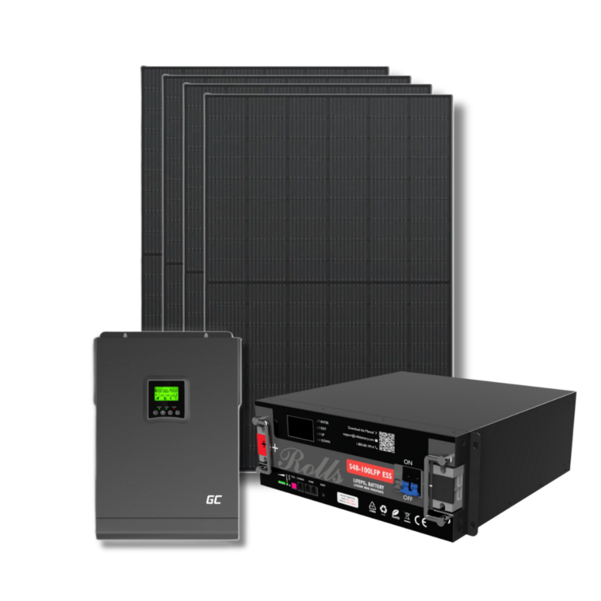 Solarni set za vikendice s 5kWh kapaciteta baterije
